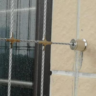 China Aluminum Track Balcony Invisible Grille Protective Children Safety and Outdoor Security for sale