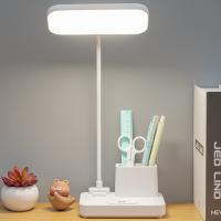 China Chargeable Desk Lamp Featuring Multiple Brightness Levels Rechargeable LED Desk Light Ideal for Work and Reading for sale