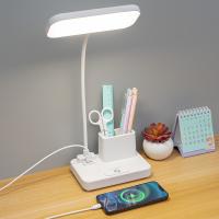 China Chargeable Desk Lamp Offering Usb Charging Port and Three Brightness Levels for Workspace Illumination for sale