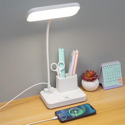 China Chargeable Desk Lamp Offering Usb Charging Port and Three Brightness Levels for Workspace Illumination for sale