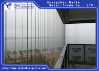 China Anti Ultraviolet Sliding Invisible Grille Never Rust For Protecting Child for sale