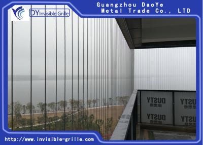 China Anti Ultraviolet Sliding Invisible Grille Never Rust For Protecting Child for sale