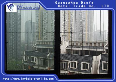 China Hardy Material Like Sstainless Steel 2-mm thickness Wire Window Invisible Grille for sale