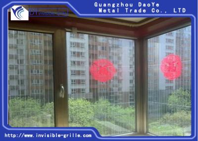 China Modern Invisible Grill added Roles Incorporate an Anti-Burglary System Window Invisible Grills for sale