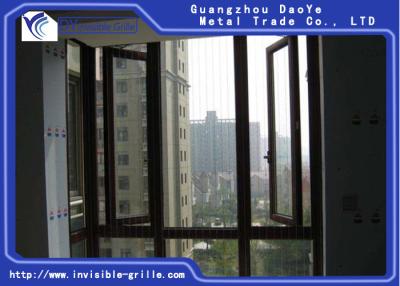 China Easy Cleaning Window Invisible Grille With 180 Degrees Clear View for sale