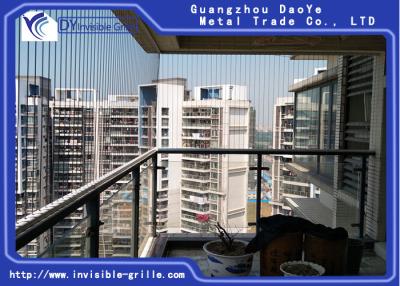 China Enjoy Children Safety the View of City Seashore Valley  Balcony Invisible Grille for sale