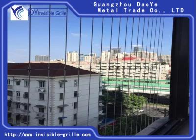 China Modern Design Multi Purpose Balcony Invisible Grille Easy Fire Escape for sale