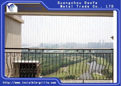 China Anti Dust Balcony Invisible Grille Easy Cleaning With Less Maintenance for sale