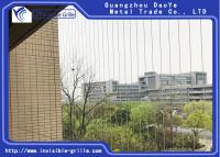 China Easy Fire Escape Balcony Invisible Grille Strong & Durable Stainless Steel for sale
