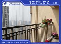 China Decorative Safety Sturdy Balcony Invisible Grille With Unblocked View for sale