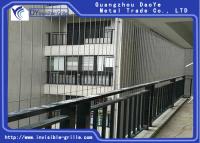 China Safety Grilles Stronger Foundation Frame Wire Aluminium for the Balcony Invisible Grille for sale