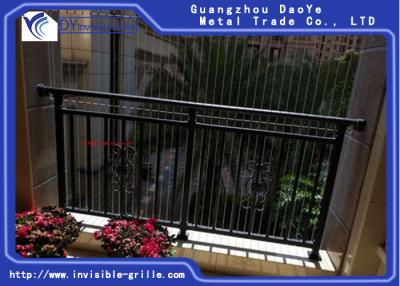 China Durable Anti Rust Balcony Invisible Grille Safety Stainless Steel Material for sale