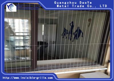 China Enjoy the View of City Seashore Valley Protect Children Balcony Invisible Grille for sale