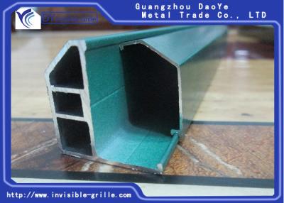 China Custom Balcony Invisible Grille Aluminium Rail Track Easy Installation for sale