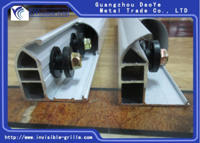 China Invisible Aluminium Rail Track 1.5mm Thickness Easy Installation for sale