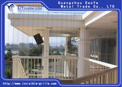 China Frame Fixed Invisible Safety Grill 4.316 Stainless Steel For School Corridor for sale