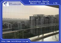 China Hard Line Safety Balcony Protection Grill Providing Excellent View for sale
