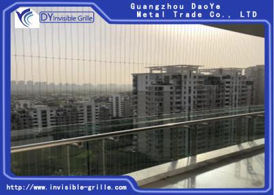 China Hard Line Safety Balcony Protection Grill Providing Excellent View for sale