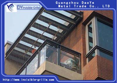 China Standard Powder Coated 3mm Invisible Grill For Windows for sale