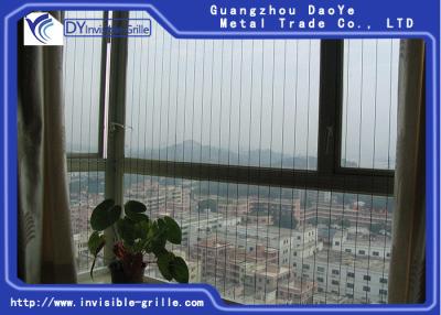 China Anti Rust Secure Balcony Invisible Grille For Children for sale