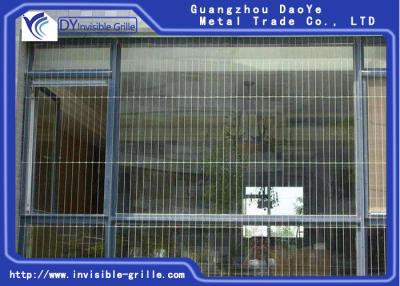 China Apartment HDPE Balcony Invisible Grille Prevention Role for sale