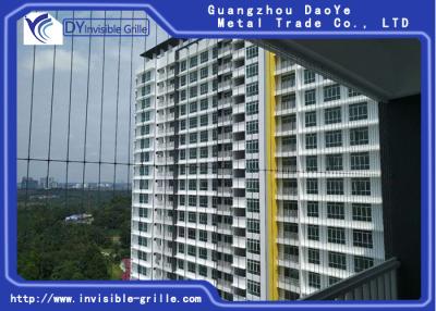China GI Screw 3.0mm Aesthetics Balcony Invisible Grille for sale