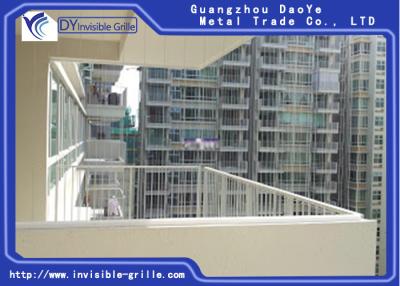 China 316 Stainless Steel Fixed Balcony Invisible Grille for sale