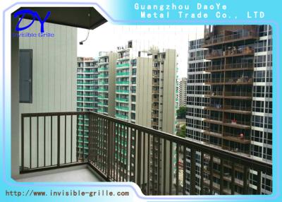 China Stainless Cable Wire Anti Rust Invisible Balcony Grill For Children's Safety for sale