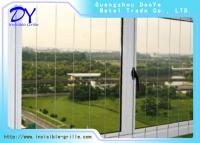 China 304 Aluminum Track Balcony Window Invisible Grille for sale