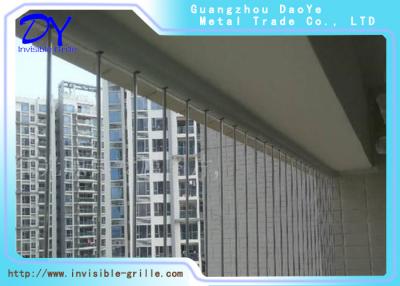 China 316 Anti Rust Child Safety Invisible Grills For Balcony for sale