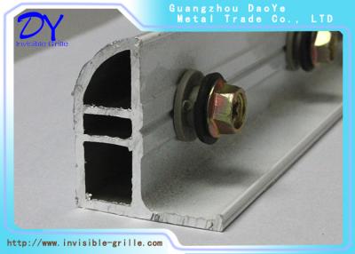 China 2.0mm Aluminium Rail Track For Children Invisible Grille for sale