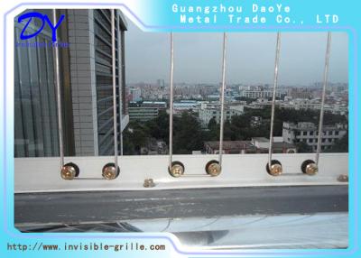 China 3 Meters/Set T3 Temper Invisible Safety Grill For Balcony for sale