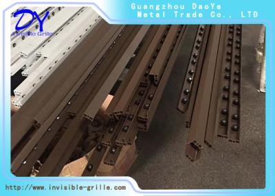 China 6m Long Balcony Invisible Grille With Stainless Steel Screw for sale