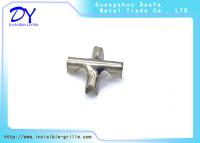China 3.0mm Thick SS Cross Clip For Invisible Tensile Strength Wire for sale