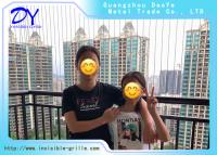 China 2.0mm 316 Stainless Steel Wire High Rise Building Balcony/Window Invisible  Safty Grille for sale
