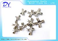 China 2.0mm Cross Clip For 316 304 Invisible Safety Grille Tensile Strength Wire for sale