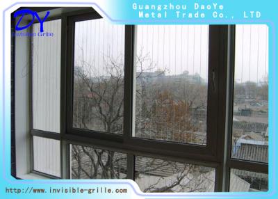 China Openable Invisible Decorative Security Grilles Nylon Coating for sale
