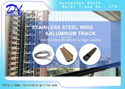 China Kids Protection Invisible Stainless Steel Wire Grill White Colour for sale