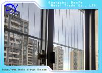 China Invisible Sliding Security Grilles Stainless Cable Wire For Pets Protection for sale