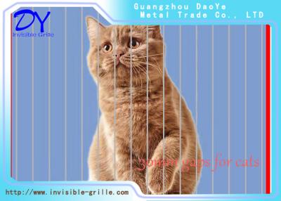 China 3CM Gap Protect Pets Safety Invisible Grills For Home Balcony for sale
