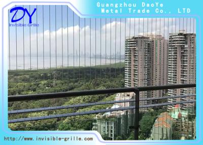 China Balcony Invisible Grille Child Protection 316 Stainless Steel for sale
