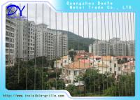 China Balcony Grill Design Wire Railing Invisible Security Fence for sale