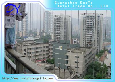 China 316 Stainless Steel Wire Rope Balcony Invisible Grille Anti - Theft Function for sale