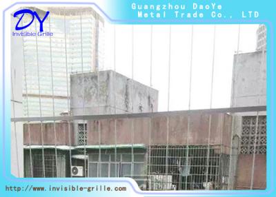 China 3m / Set Balcony Invisible Grille With Aluminum Frame Anti Falling for sale