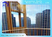 China 2.5mm Wire Dia. Balcony Invisible Grille Aluminum Frame Easy Cleaning for sale