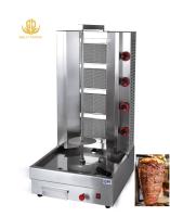China 4 Head Commercial Automatic Rotating Shawarma Machine Barbecue Chicken Skewer for sale