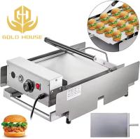 China Stainless Steel Fast Food Restaurant Hamburger Toaster Automatic Heating Burger Bun for sale