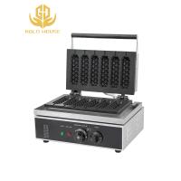 China 6 Sticks Waffle Stick Machine Commercial Corn Dog Waffle Equipment Hotdog Electric Waffle Maker for sale