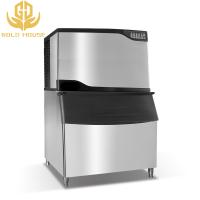 China 1500 Pounds Ice Maker 520 Ice Cube Trays High Density Ice Storage Bucket 3300W for sale
