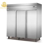 China Restaurants Six Door Air Cooled Refrigerator For Food Preservation for sale